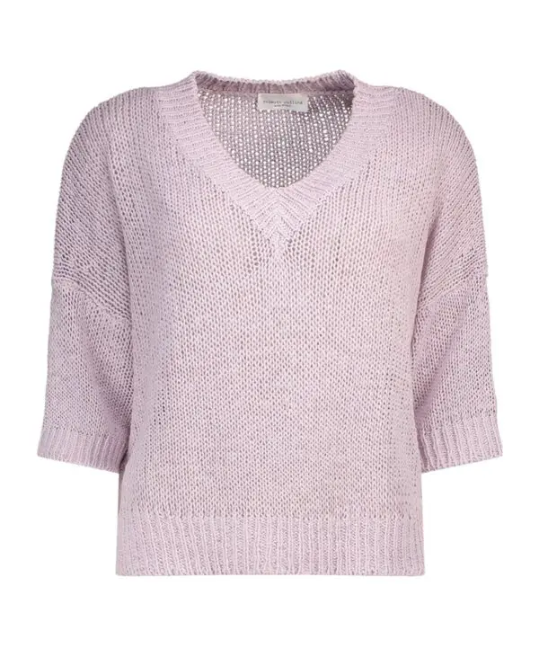 ROBERTO COLLINA V-neck Knit Top