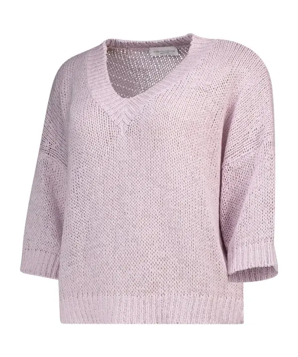 ROBERTO COLLINA V-neck Knit Top