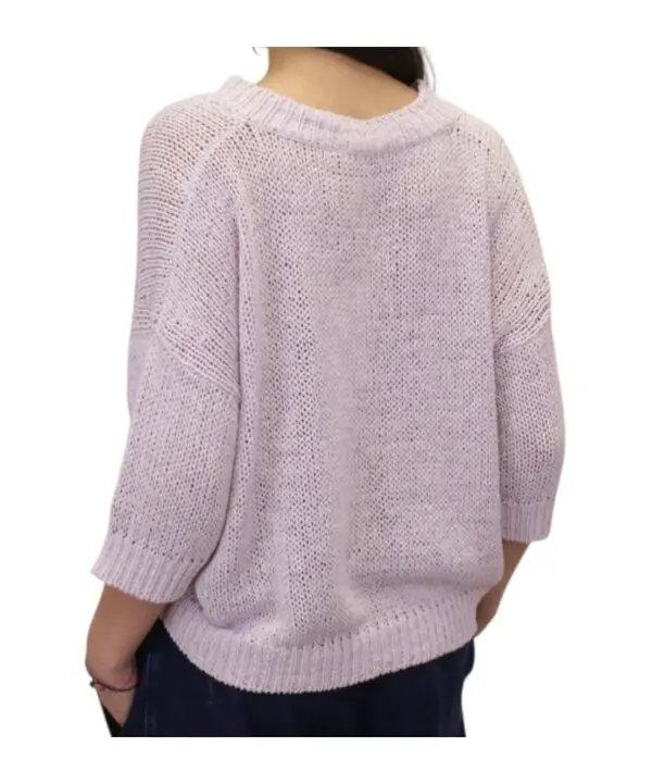 ROBERTO COLLINA V-neck Knit Top