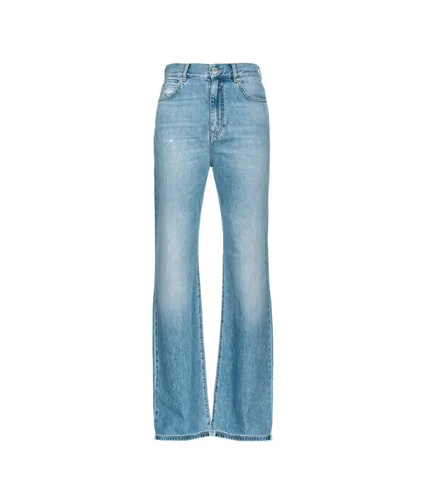 Pinko Wanda Wide-leg Jeans - Blue