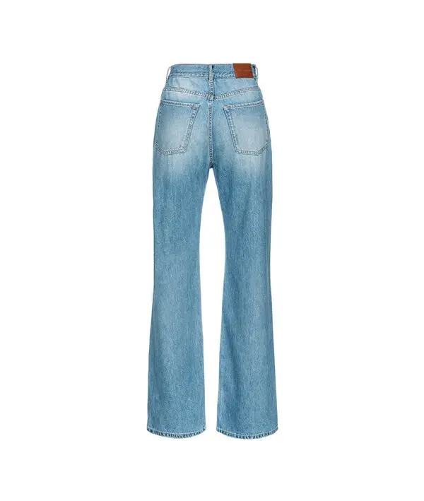 Pinko Wanda Wide-leg Jeans - Blue