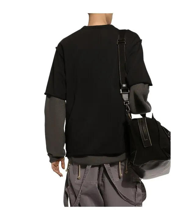 Dolce & Gabbana Dolce Gabbana Logo Printed Oversize Fit Jersey T-shirt