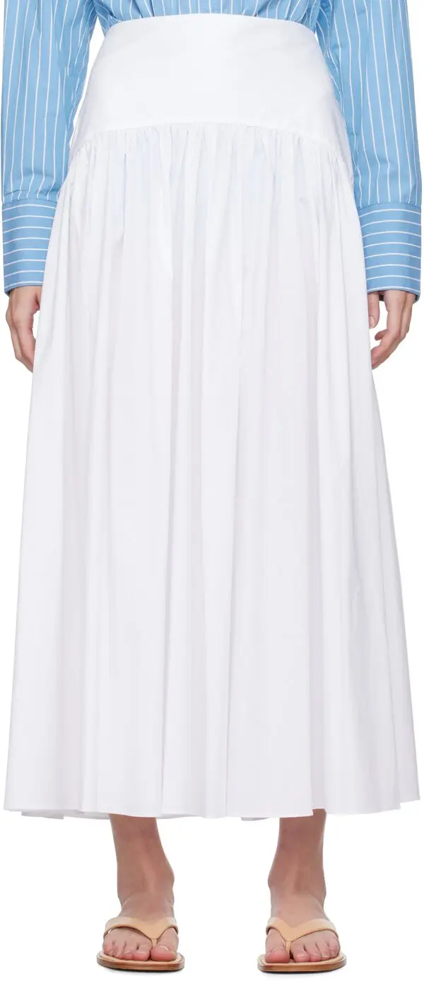 Staud Procida Skirt - White