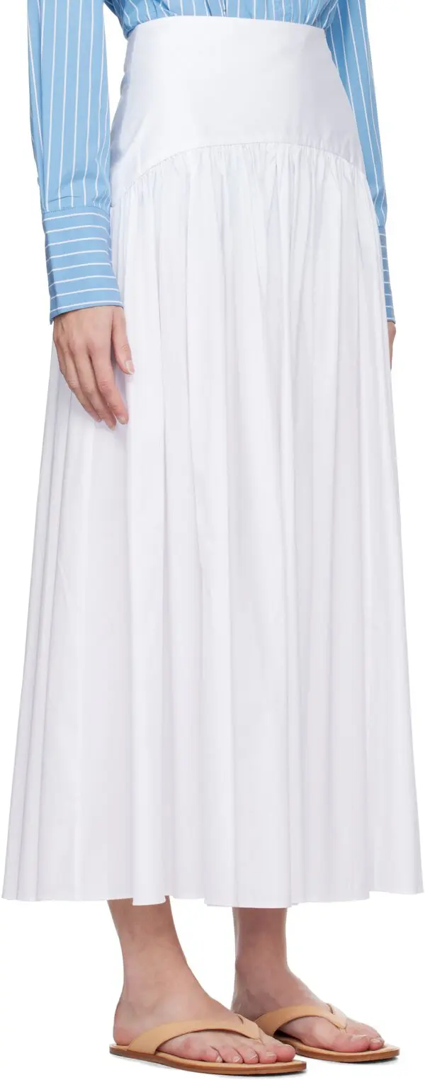 Staud Procida Skirt - White