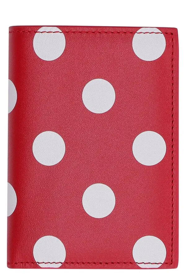 Comme Des Garçons Polka Dot Bifold Cardholder