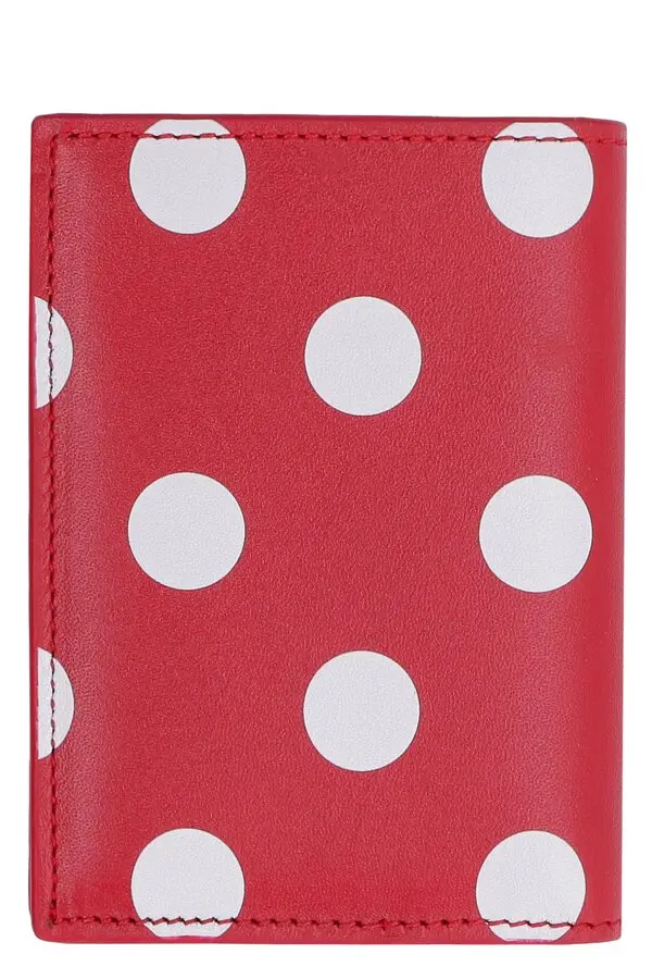 Comme Des Garçons Polka Dot Bifold Cardholder