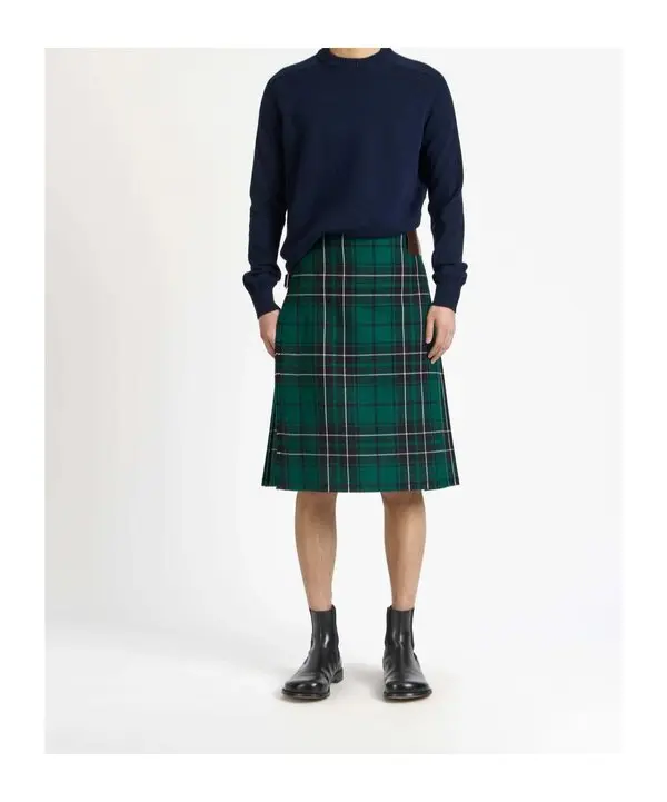 J.W.ANDERSON Jw Anderson Pleated Checked Kilt