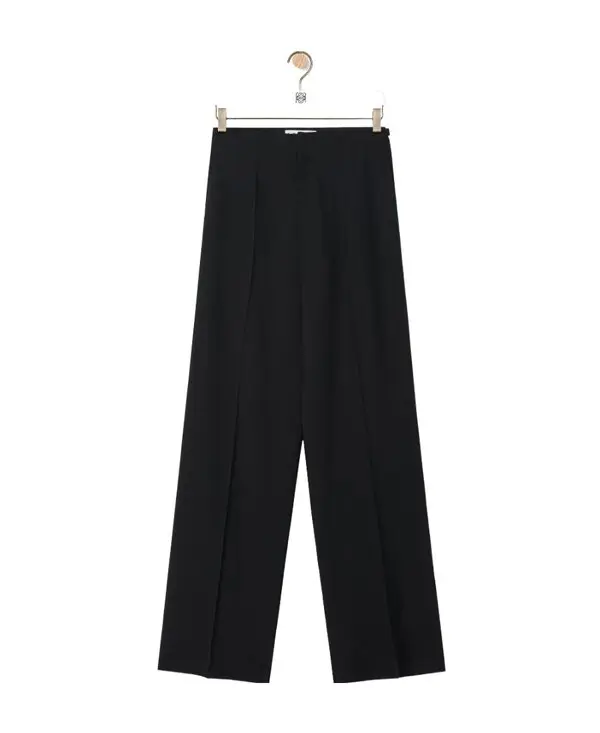 Loewe Wool Trousers - Black