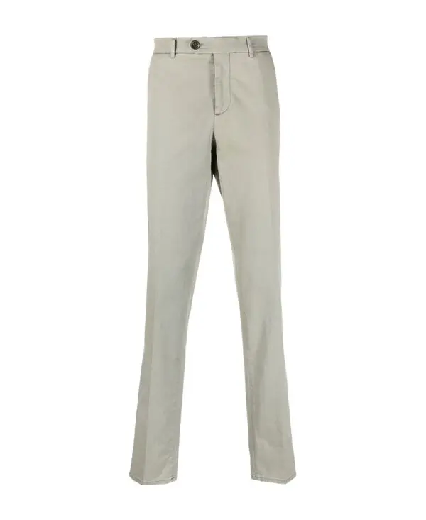 Brunello Cucinelli Mid-rise Straight Leg Trousers