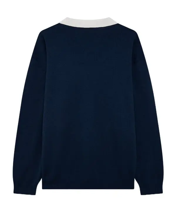 AUTRY Contrast Collar Knitted Sweater
