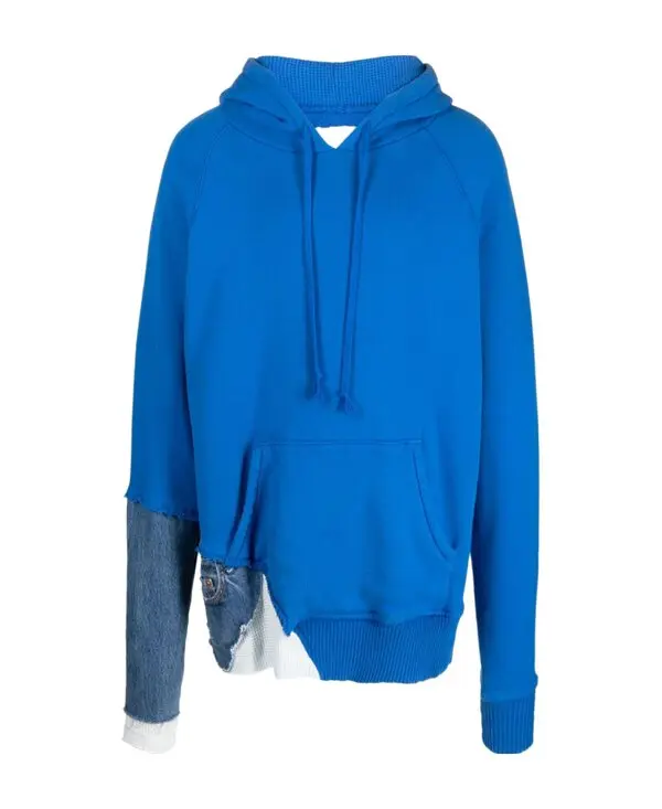 GREG LAUREN Fragment Panelled Hoodie