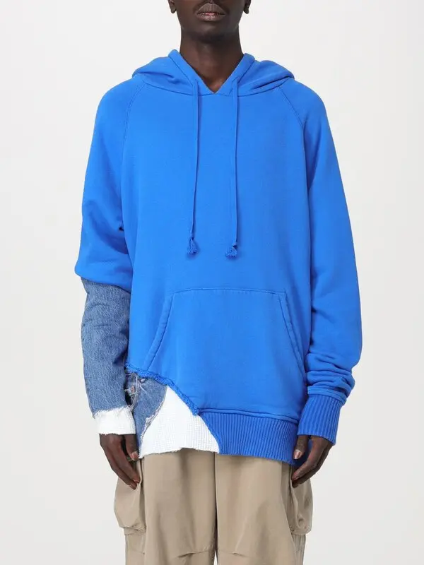 GREG LAUREN Fragment Panelled Hoodie