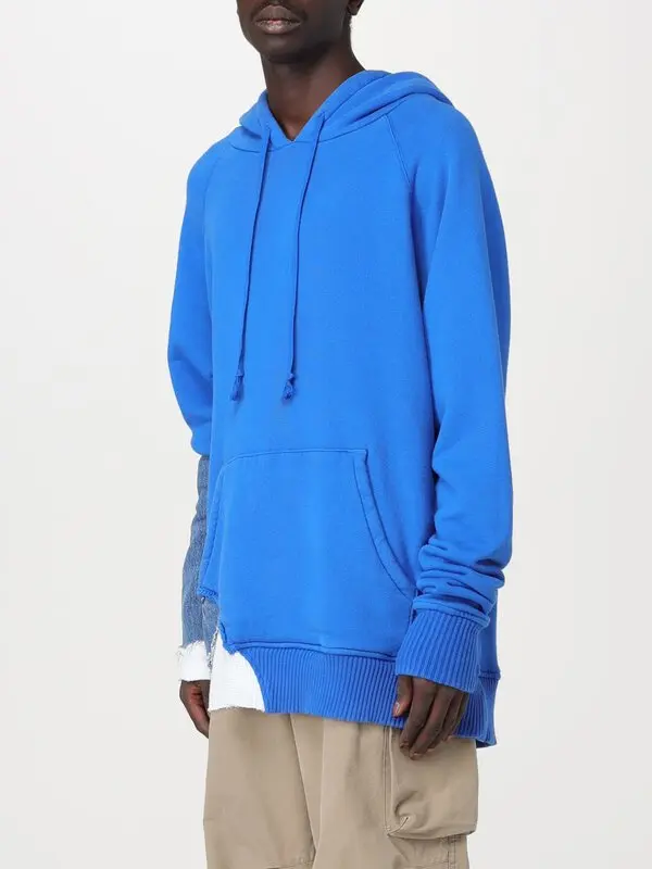 GREG LAUREN Fragment Panelled Hoodie