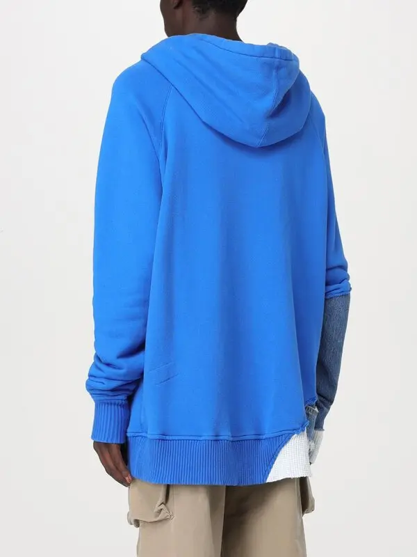 GREG LAUREN Fragment Panelled Hoodie