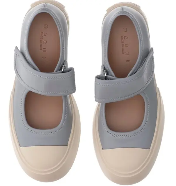 Marni Mary Jane Round-toe Sneakers