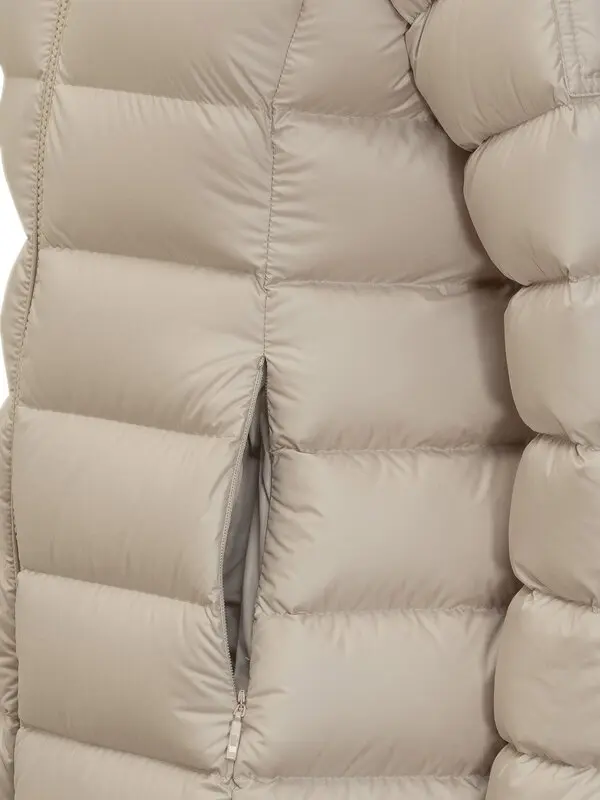 Moncler Igresse Mid-length Padded Jacket - Light Beige