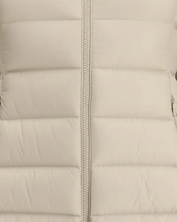Moncler Igresse Mid-length Padded Jacket - Light Beige