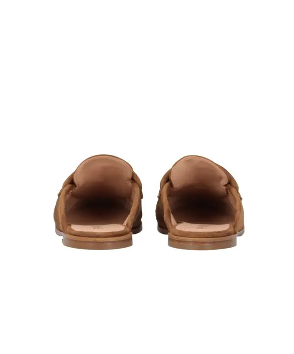 Pinko Logo Plaque Slip-on Slippers - Brown