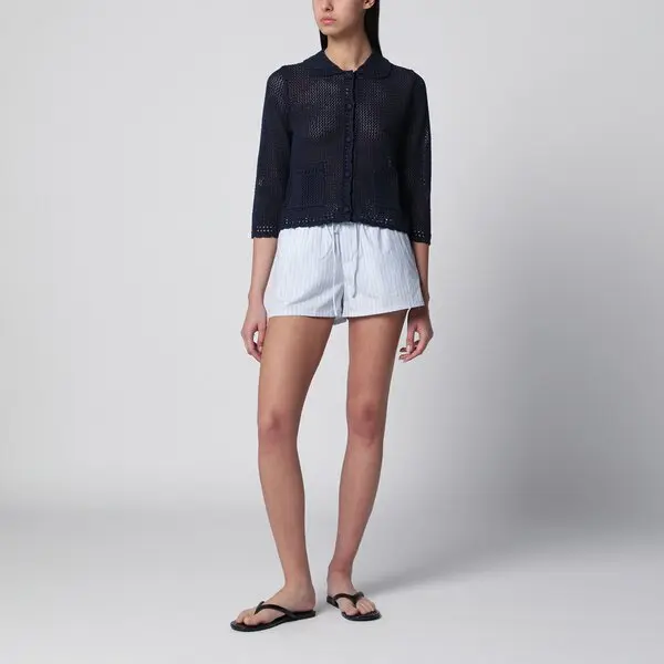 DUNST Crochet Pocket Cardigan - No