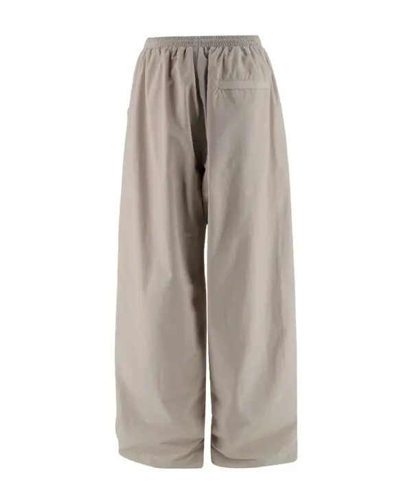 Balenciaga Wide Leg Logo Embroidered Pants