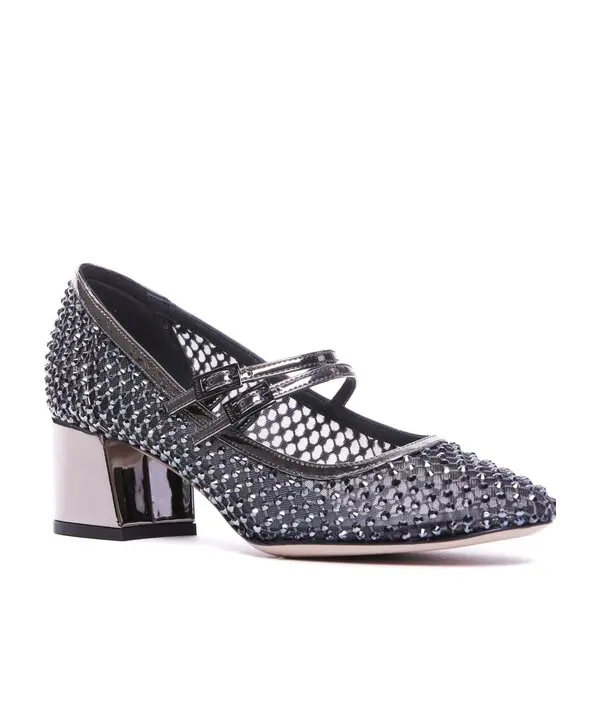 LE SILLA Embellished Buckle Mary Jane Shoes