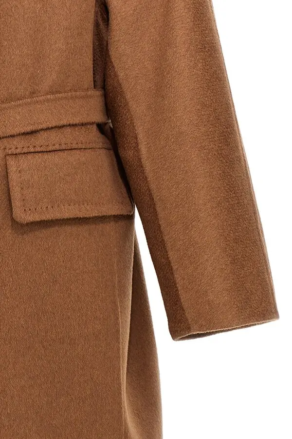 Max Mara Belted Long-sleeved Coat - No