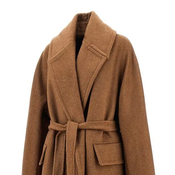 Max Mara Belted Long-sleeved Coat - No