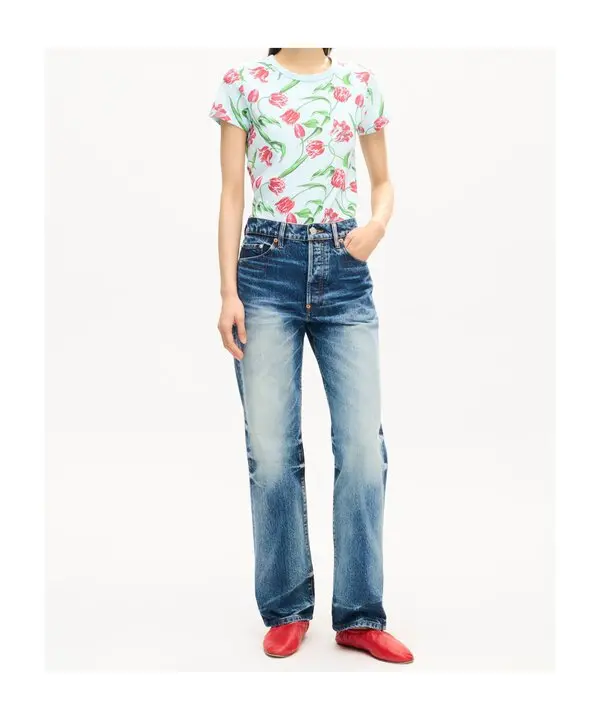 Kenzo Tulip Print Cotton T-shirt
