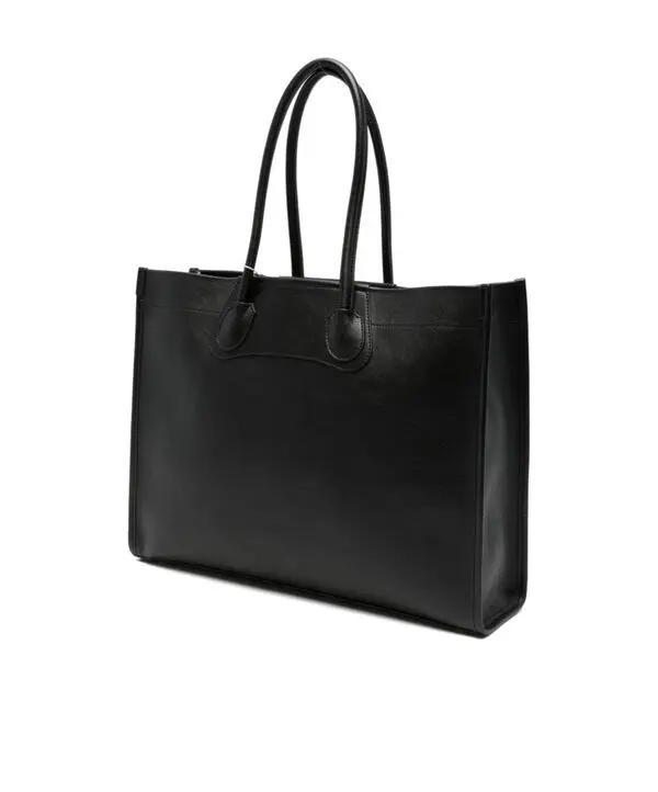 VIVIENNE WESTWOOD Orb Plaque Leather Tote Bag