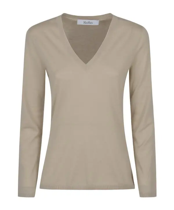Max Mara V-neck Long-sleeved Jumper