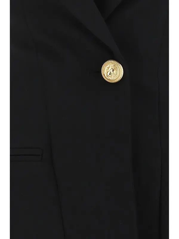 Balmain Grain De Poudre Tailored Dress