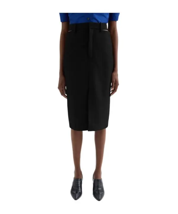 JIL SANDER Cut-out Mid-rise Skirt