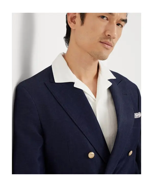 Brunello Cucinelli Double-breasted Jacket - Blue