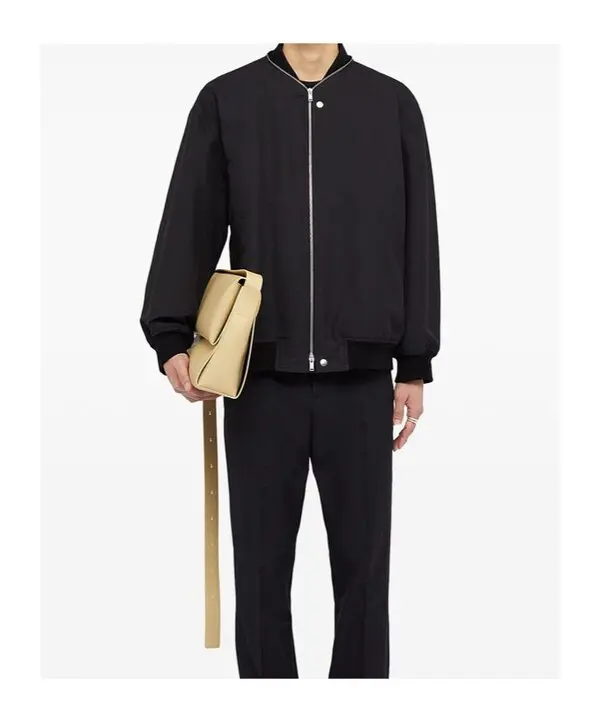JIL SANDER Boxy Fit Bomber Jacket