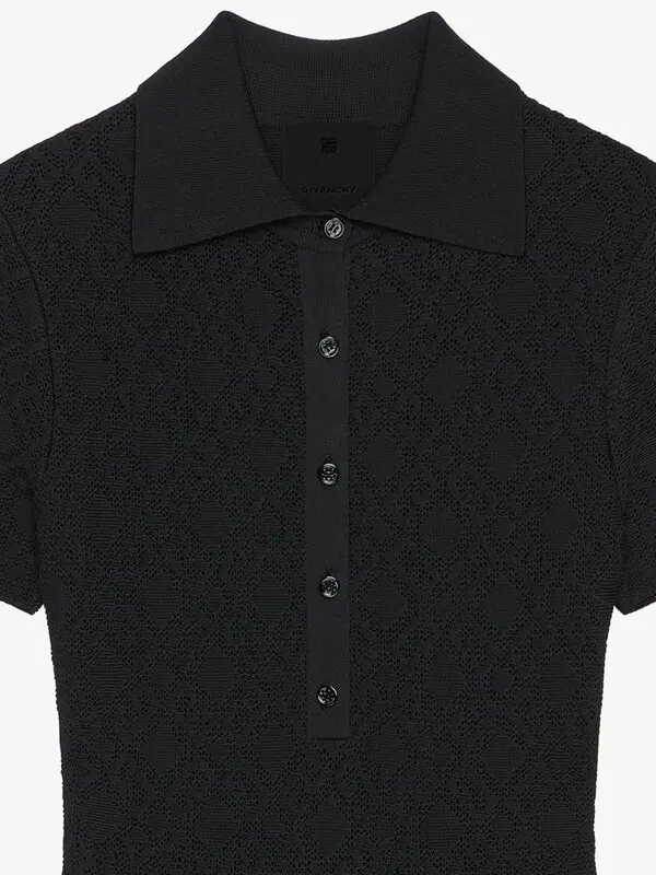 Givenchy Monogram 72 Jacquard Mini Polo Dress
