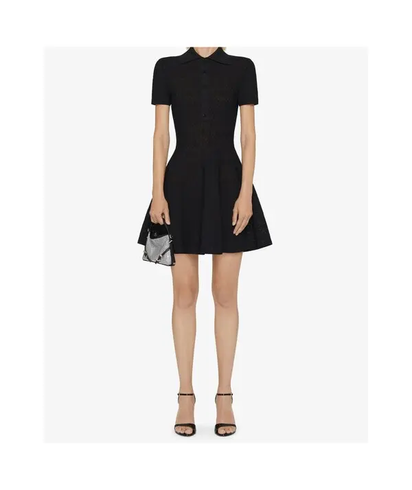 Givenchy Monogram 72 Jacquard Mini Polo Dress