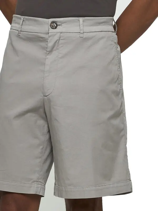 Brunello Cucinelli Mid-rise Bermuda Shorts - Gray