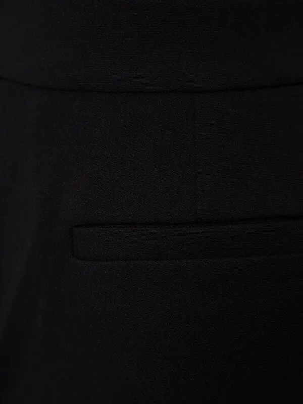 Michael Kors Feather Trim Stretch Trousers