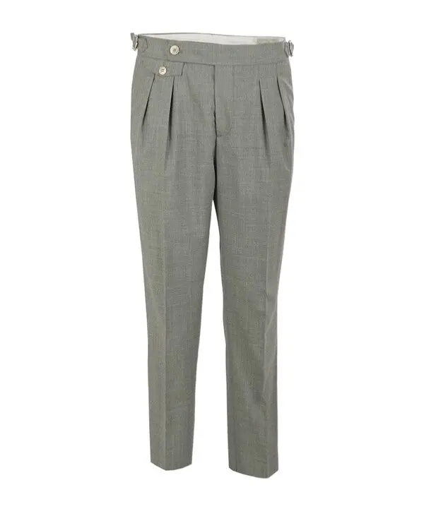 Brunello Cucinelli Pleated Trousers - Medium Grey