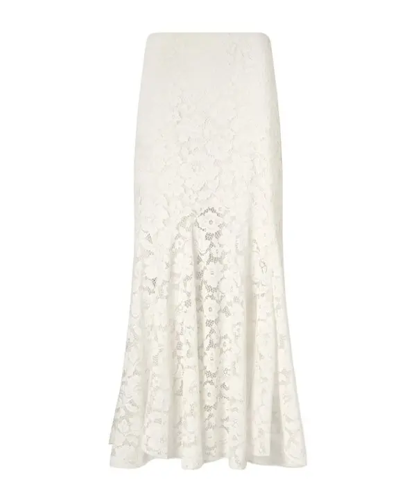 Rixo Lace Midi Skirt