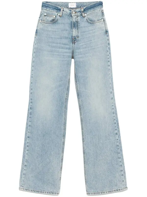 HAIKURE Classic Fit Straight Leg Jeans - Blue
