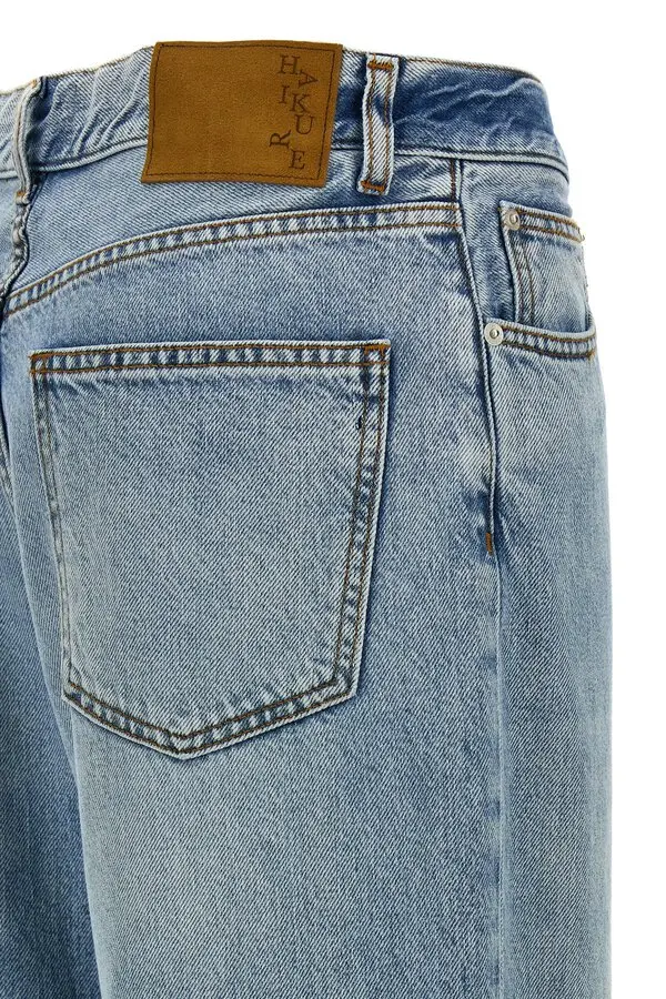 HAIKURE Classic Fit Straight Leg Jeans - Blue