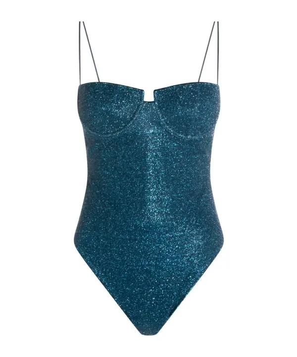 Oseree Lumière Balconette Swimsuit - Blue