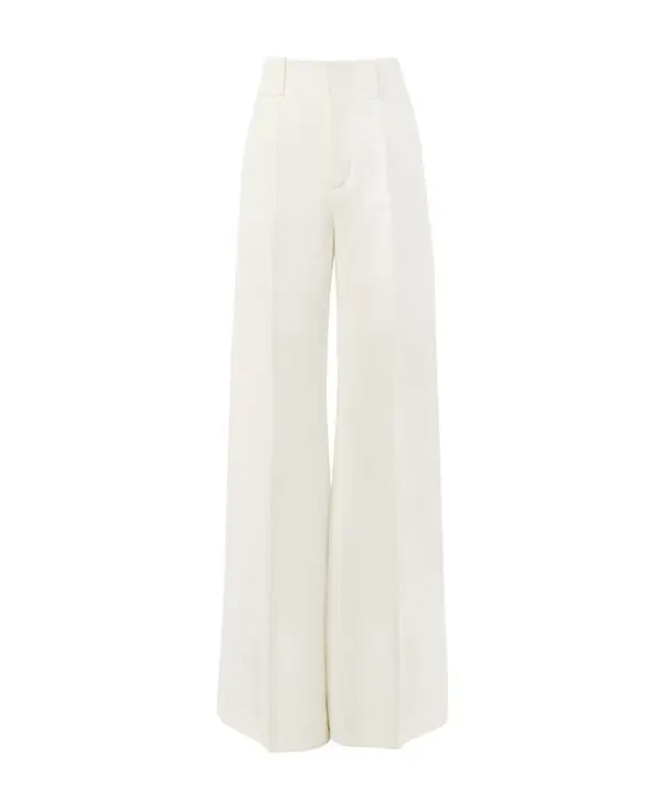Chloé High-waisted Wide Leg Trousers - No