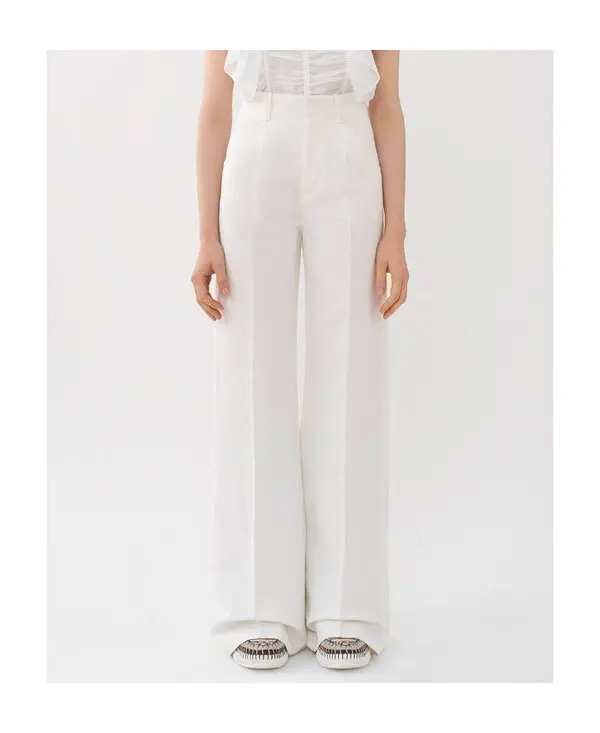 Chloé High-waisted Wide Leg Trousers