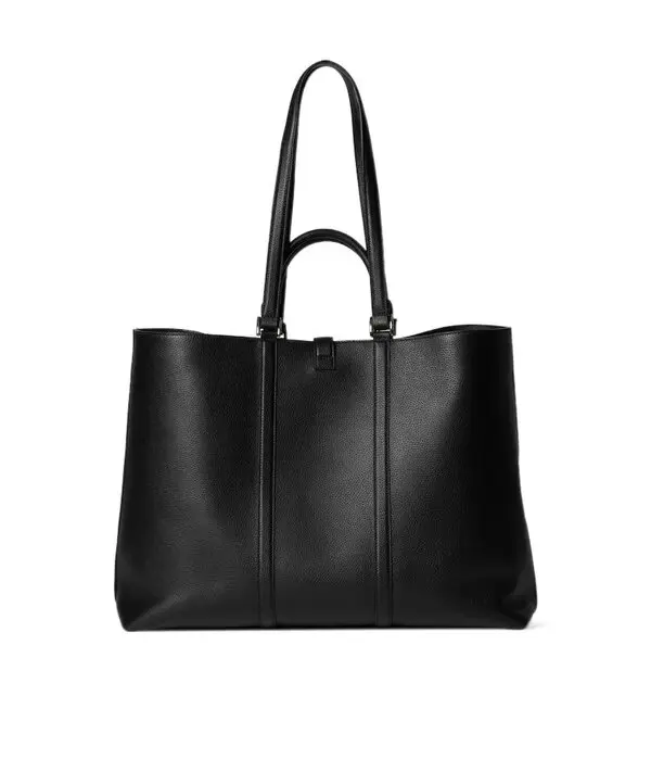 Gucci Large Web-trim Top Handle Bag - Black