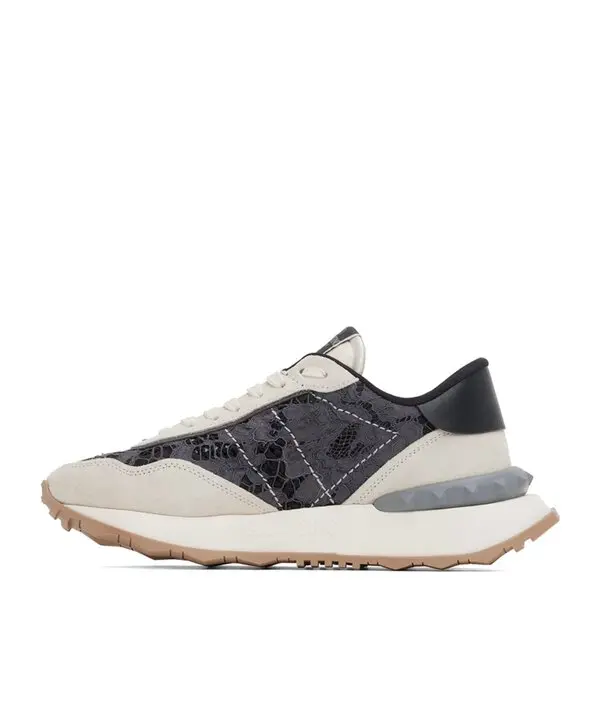 Valentino Garavani Lacerunner Lace-up Sneakers - Grey