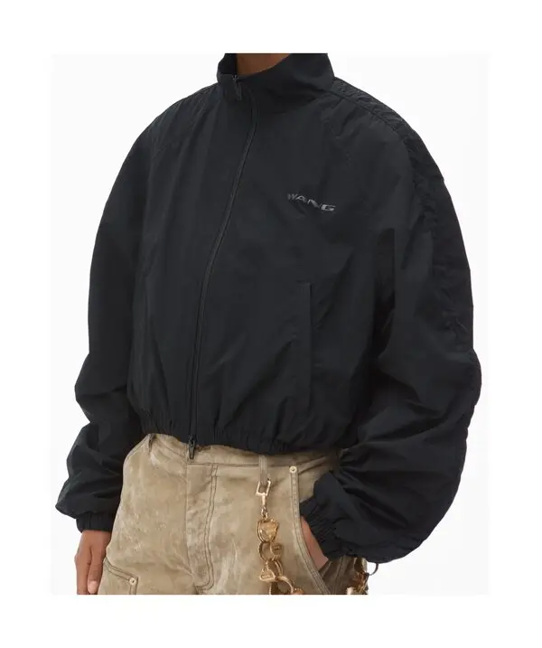 Alexander Wang Printed Logo Jacket - Black