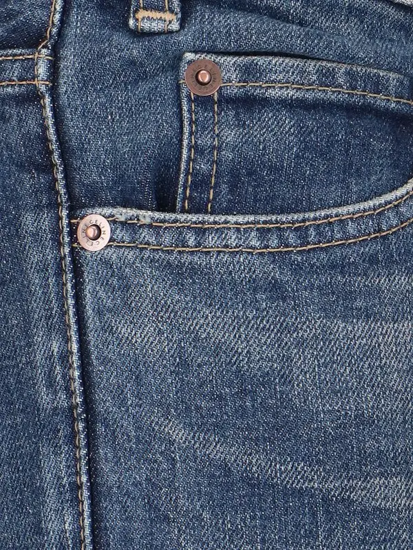 Celine Skinny Jeans In Dark Wash Denim