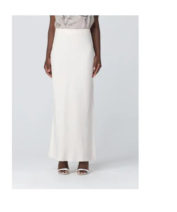 Brunello Cucinelli Side Slit Midi Skirt - No